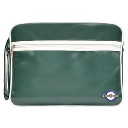 Lambretta - Herren/Damen Unisex Tasche, Retro (Dunkelgr&uuml;n/Wei&szlig;)