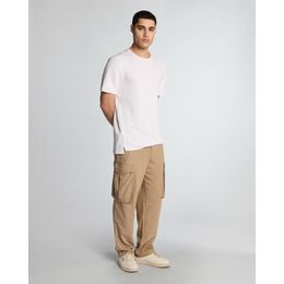 Lyle & Scott Lyle & Scott Baumwoll-Leinen Cargo-Hose - Sand