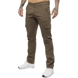 Enzo Herren Cargo Combat Chinos