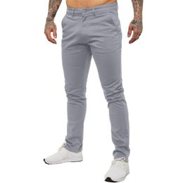Enzo Herren Slim Fit Stretch Chinos