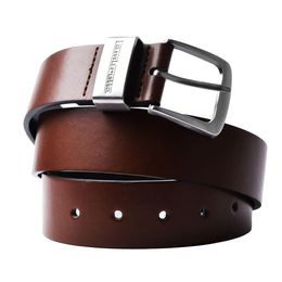 Lambretta - G&uuml;rtel, Mit Leder gef&uuml;ttert (Hellbraun)