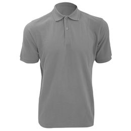 Russel Athletic Russell Mens Ripple Kragen & Manschette Kurzarm-Poloshirt (Light Oxford)