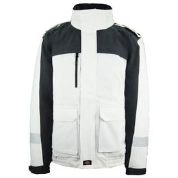 Dickies Winterarbeit wasserdichte Herren wei&szlig;/grauer Mantel