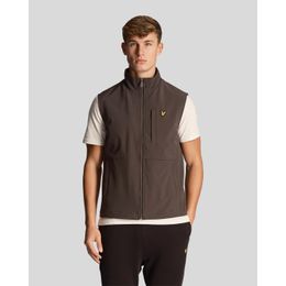 Lyle & Scott Lyle & Scott Softshell-Gilet f&uuml;r Herren in Grau