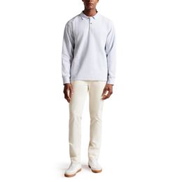 Ted Baker Jermyn Mens Grey Marl Rugby Polo -Hemd