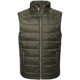 Russel Athletic Russell Mens Nano Padded Bodywarmer (dunkel oliv)