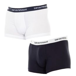 Emporio Armani Pack-2 Boxershorts atmungsaktives Material und anatomische Vorderseite 111210-CC717 Mann