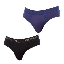 Pack-2 Basic Slips aus atmungsaktivem Stoff KLS2 f&uuml;r Herren