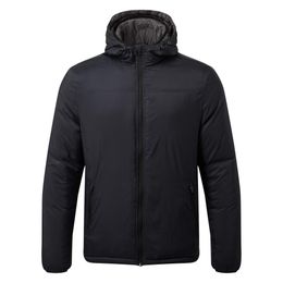Asquith & Fox Herren gepolsterte Windjacke (Navy/Charcoal)