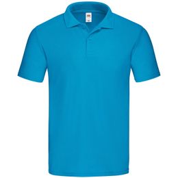 Fruit of the Loom - "Original" Poloshirt f&uuml;r Herren (Azure Blau)