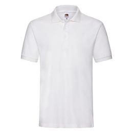 Fruit of the Loom - "Premium" Poloshirt f&uuml;r Herren (Wei&szlig;)