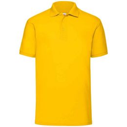 Fruit of the Loom - Poloshirt f&uuml;r Herren (Sonnenblume)