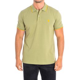 U.S. Polo Assn. KORY Kurzarm-Polo mit Kontrast-Reverskragen 64782 Mann