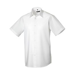 Russel Athletic Russell Collection - Formelles Hemd f&uuml;r Herren kurz&auml;rmlig (Wei&szlig;)