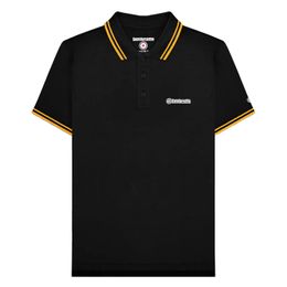 Lambretta - "SS25" Poloshirt f&uuml;r Herren (Schwarz/Gold)