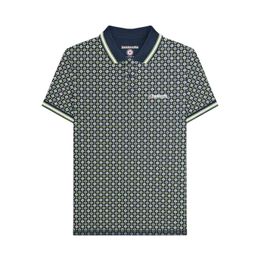 Lambretta - Poloshirt f&uuml;r Herren (Marine/Basilikum)