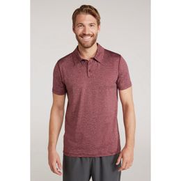 Mountain Warehouse - "Agra" Poloshirt f&uuml;r Herren (Burgunderrot)