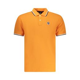 North Sails Arancione Baumwoll Polo f&uuml;r Herren