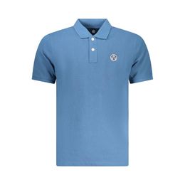 North Sails Blaues Baumwoll-Polo-Shirt f&uuml;r Herren