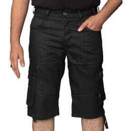 Enzo Herren Cargo Combat Denim Shorts