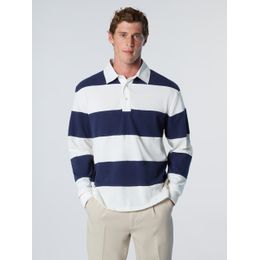 North Sails Rugby-Oberteil Gestreiftes Langarmshirt