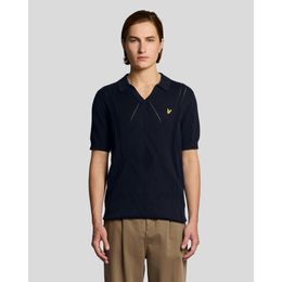 Lyle & Scott Offene Kragen Argyle Strick-Polohemd