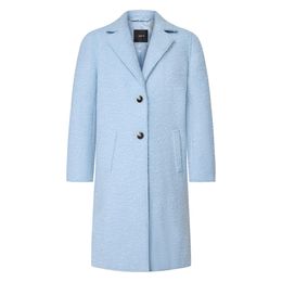 Wintermantel Zero "Damen in Wolloptik", Damen, Gr. 34, soft chambray, Stoff, Obermaterial: 50% Polyester, 50% Polyester. Futter: 100% Polyester. F&uuml;llung:, aufgeraut, figurbetont normal, V-Ausschnitt, eng, M&auml;ntel Wintermantel