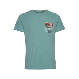 T-Shirt Blend "T-Shirt BHTrop", Herren, Gr. L, blau (mineral blau), Obermaterial: 100% Baumwolle CO., Shirts T-Shirt