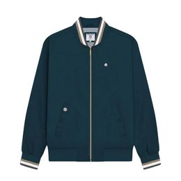 Lambretta - "Monkey" Jacke Mit kontrastfarbenen Streifen f&uuml;r Herren (Dunkel-Marineblau)