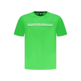 North Sails Crew Neck T-Shirt Limettengr&uuml;n Ns23ss001