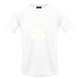 Diesel - Monotone - Wei&szlig;es T-shirt &bdquo;property Of Denim Division"