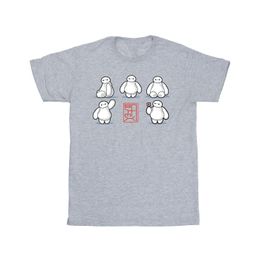 Disney - "Big Hero 6" T-Shirt f&uuml;r Herren (Grau)