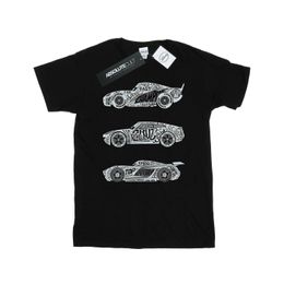 Disney - "Cars Text Racers" T-Shirt f&uuml;r Herren (Schwarz)
