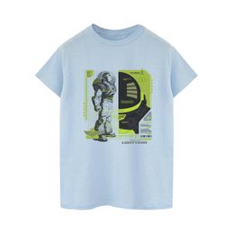Disney - "Lightyear Buzz Tech Panel" T-Shirt f&uuml;r Herren (Babyblau)