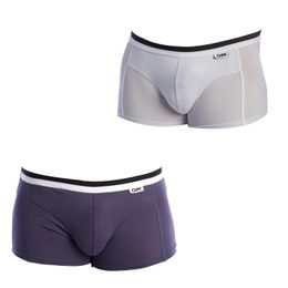 Pack-2 Boxershorts DIM Basic Atmungsaktives Gewebe D05H2 f&uuml;r Herren