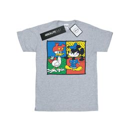 Disney - "Mickey Mouse Donald Clothes Swap" T-Shirt f&uuml;r Herren (Grau)