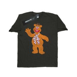 Disney - "The Muppets Classic Fozzy" T-Shirt f&uuml;r Herren (Hellgrau)