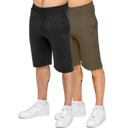 Kruze | Herren Fleece Shorts 2er Pack