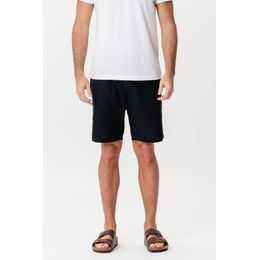 Leinenshorts - Schwarz