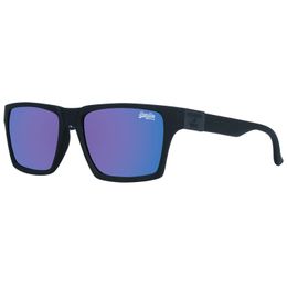 Lunettes de soleil polaris&Atilde;&copy;es Superdry Disruptive SDS 127P noir caoutchout&Atilde;&copy; bleu d&Atilde;&copy;grad&Atilde;&copy;
