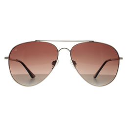 Prive Revaux Pilotenbrille Unisex Champagner Gold Braun Farbverlauf Cali