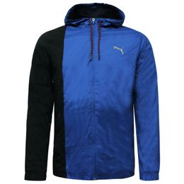 Puma MENS COLLECTIVE WOWEN JAHE HOODED WINDBREAKER BLAU BLACK 518384 02