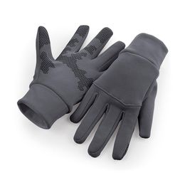 Beechfield Unisex-Erwachsene Softshell-Sporthandschuhe Tech (Light Graphite)