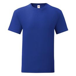 Fruit of the Loom Herren Iconic T-Shirt (5er Pack) (Kobaltblau)