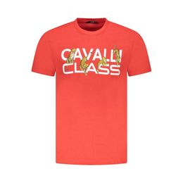 Cavalli Class Gepard-Print T-Shirt mit kurzen &Auml;rmeln