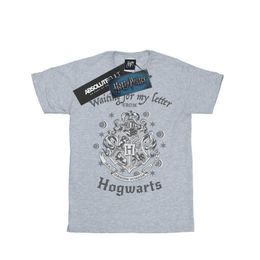 Harry Potter - "Hogwarts Waiting For My Letter" T-Shirt f&uuml;r Herren (Grau)