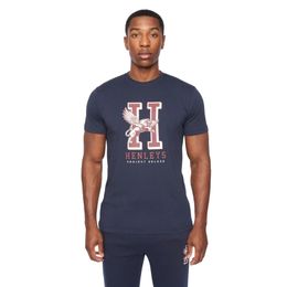 Henleys - "Belton" T-Shirt f&uuml;r Herren (Marineblau)