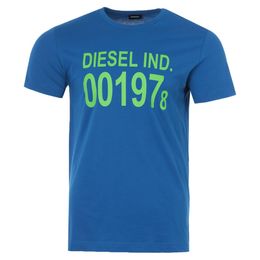 Herren Diesel T-DIEGO T-Shirt in Blau