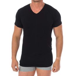 Herren Kurzarm Baumwollunterhemd Q1004