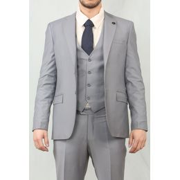 Herren Graues 3-teiliges formelles klassisches Anzug-Set f&uuml;r die Arbeit